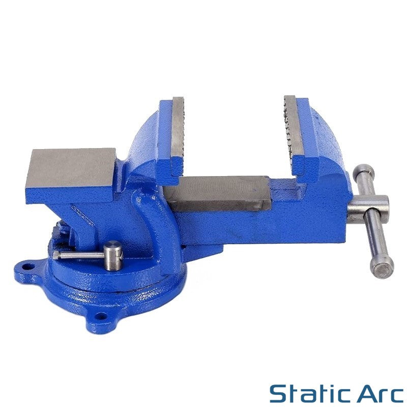 BENCH VICE CLAMP WORKTOP JAWS GRIP HOLD SWIVEL BASE MECHANICS VISE ...