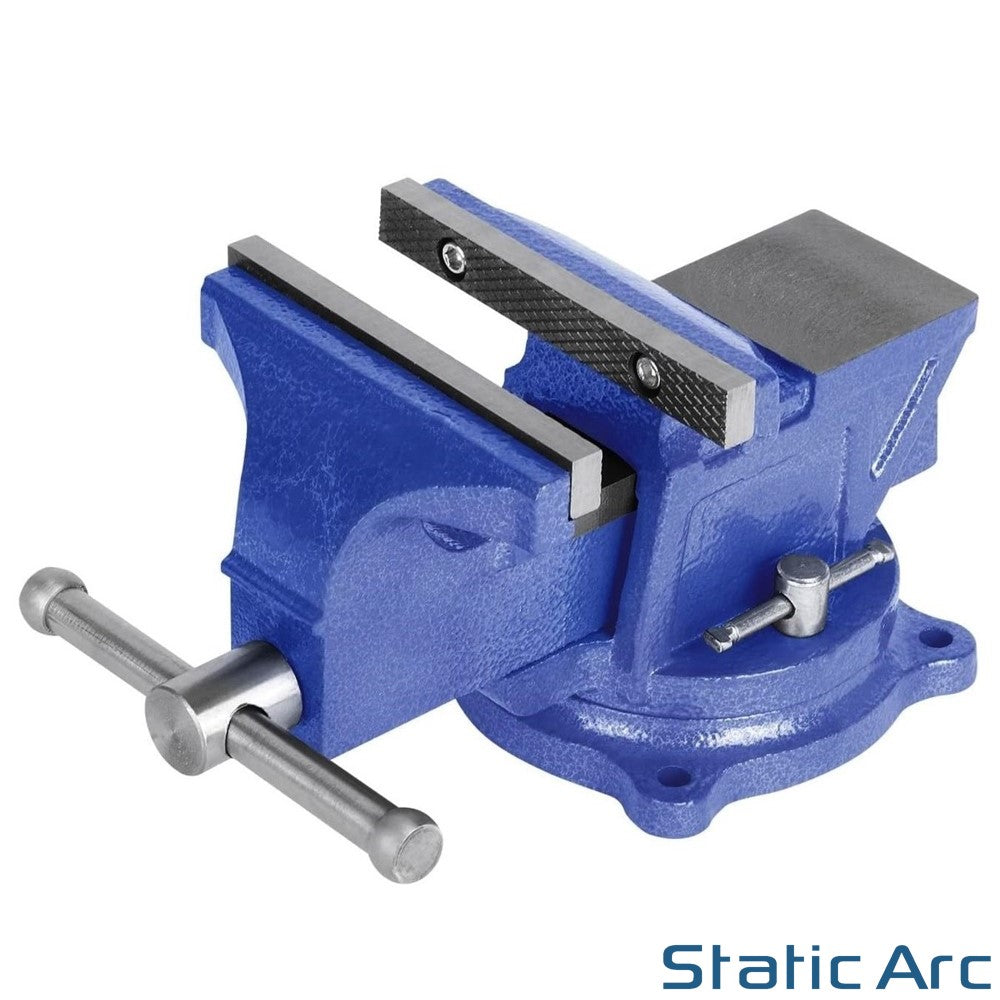 BENCH VICE CLAMP WORKTOP JAWS GRIP HOLD SWIVEL BASE MECHANICS VISE ...